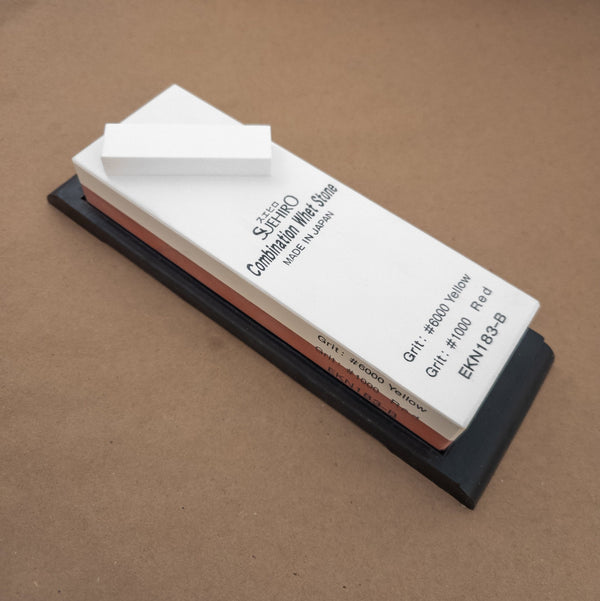 Suehiro 1000/6000 Grit Sharpening Stone – District Cutlery